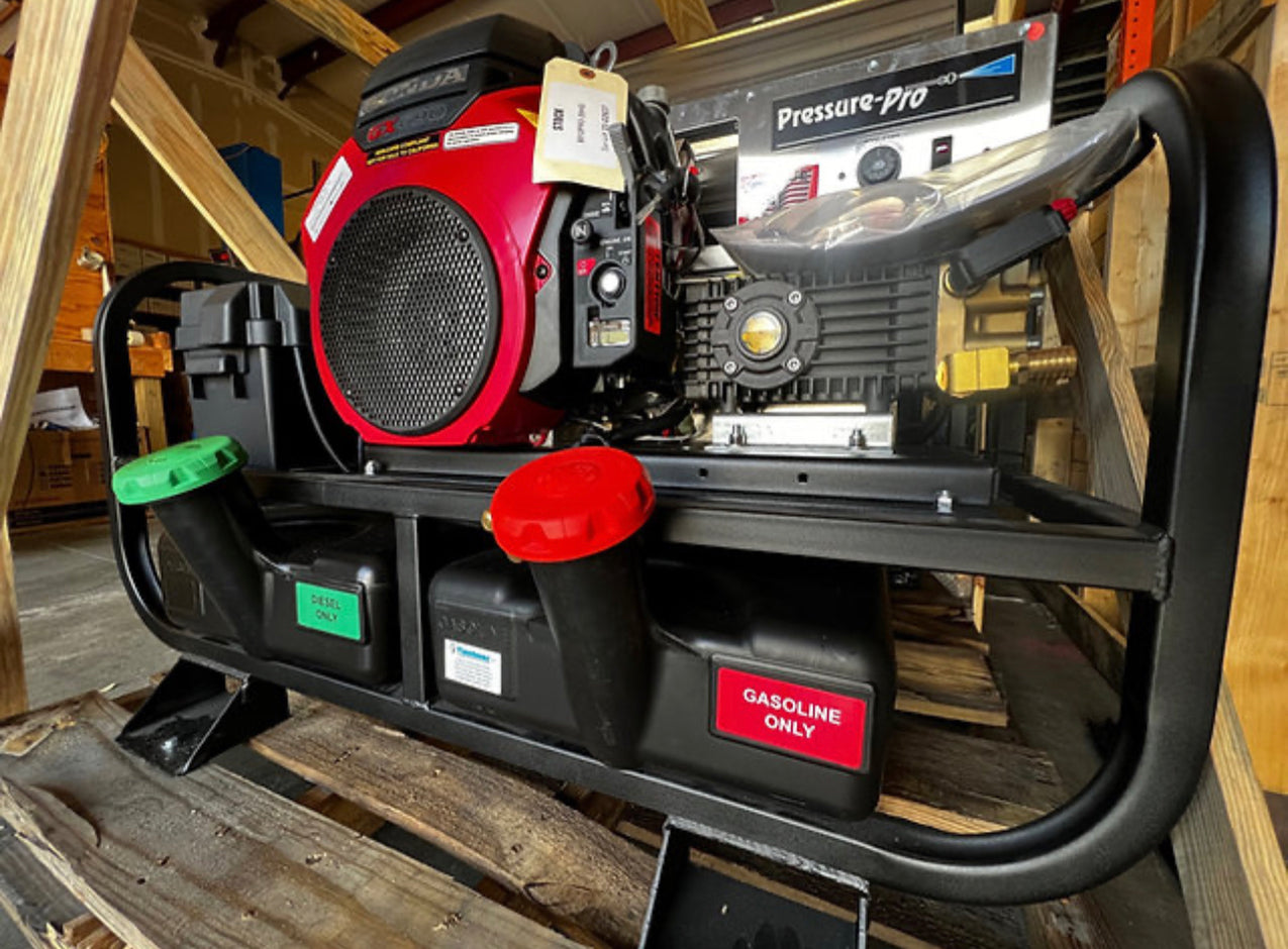 Pressure Pro 8 GPM 3500 PSI Hot Water Pressure Washer Skid – Outdoor ...